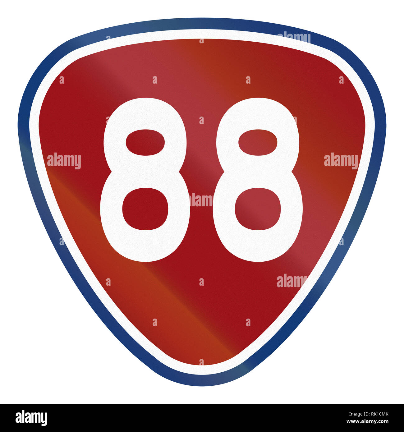 The sign of Taiwan Provincial Highway 88 Stock Photo - Alamy