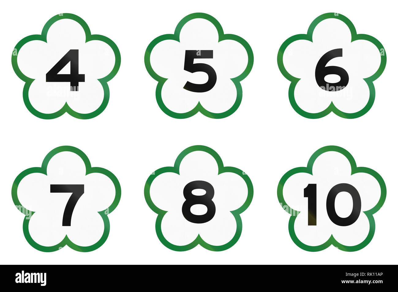 Collection of national highway signs in Taiwan Stock Photo - Alamy