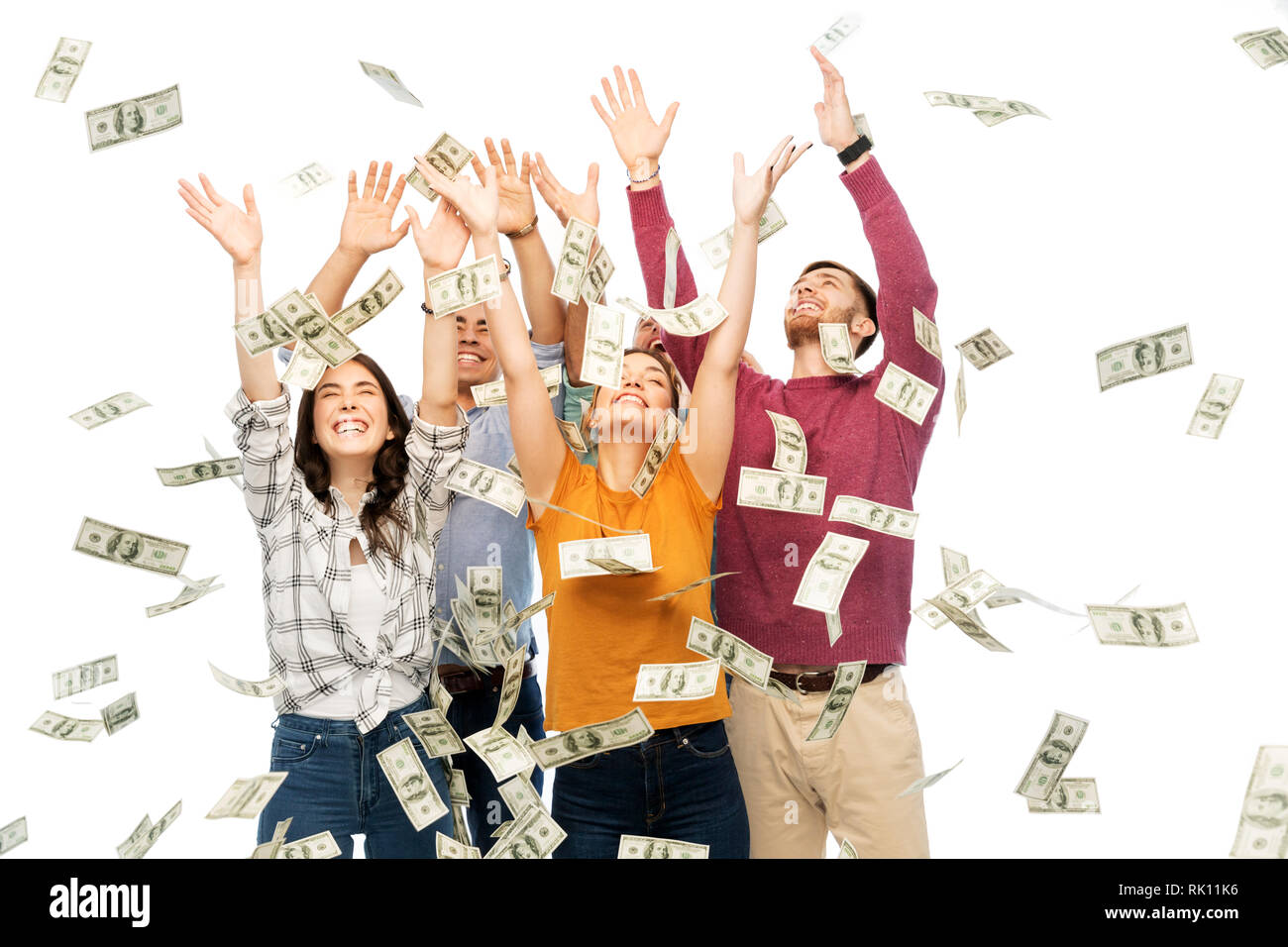 Happy People With Wealth