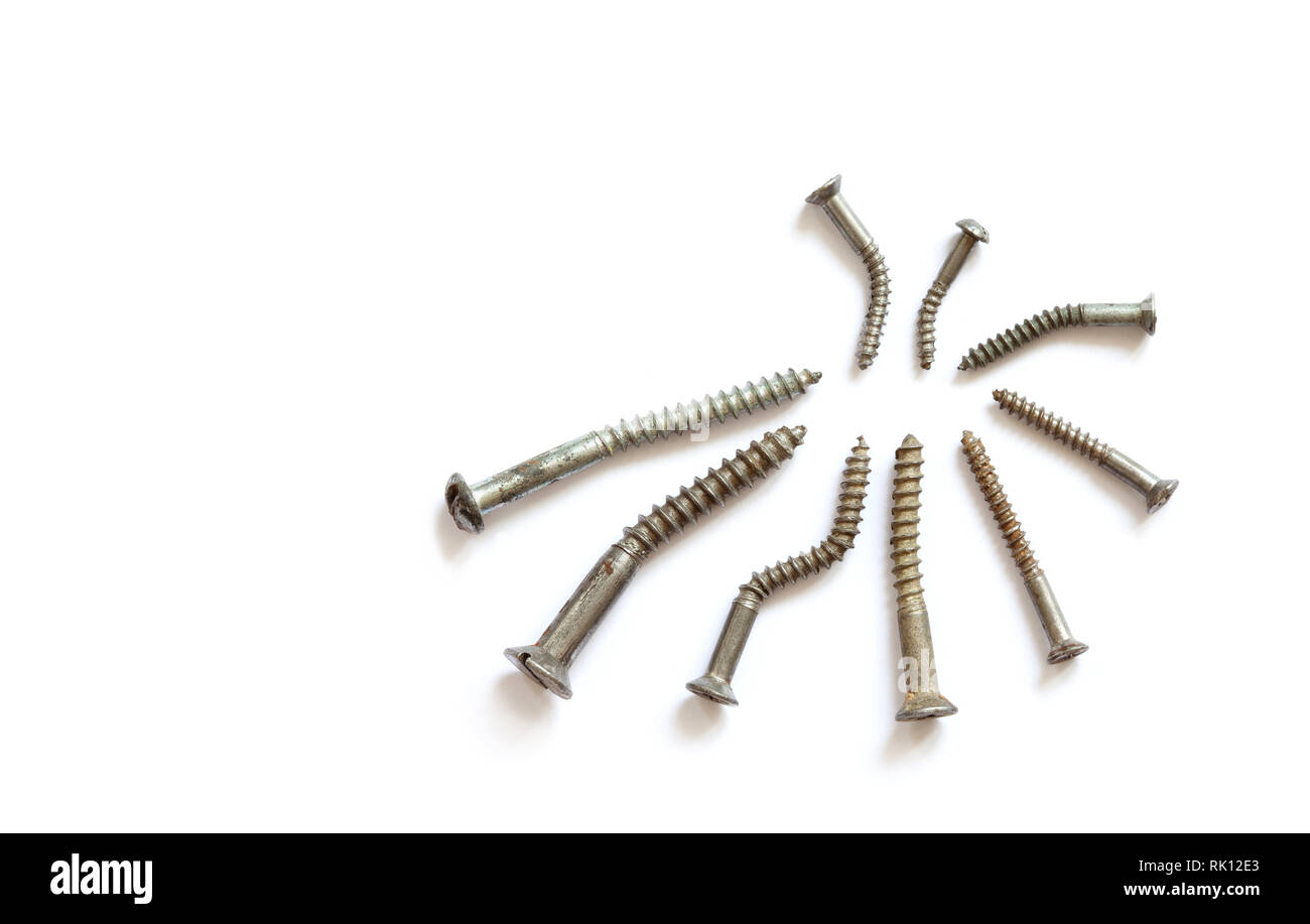 Bent Screw High Resolution Stock Photography and Images - Alamy
