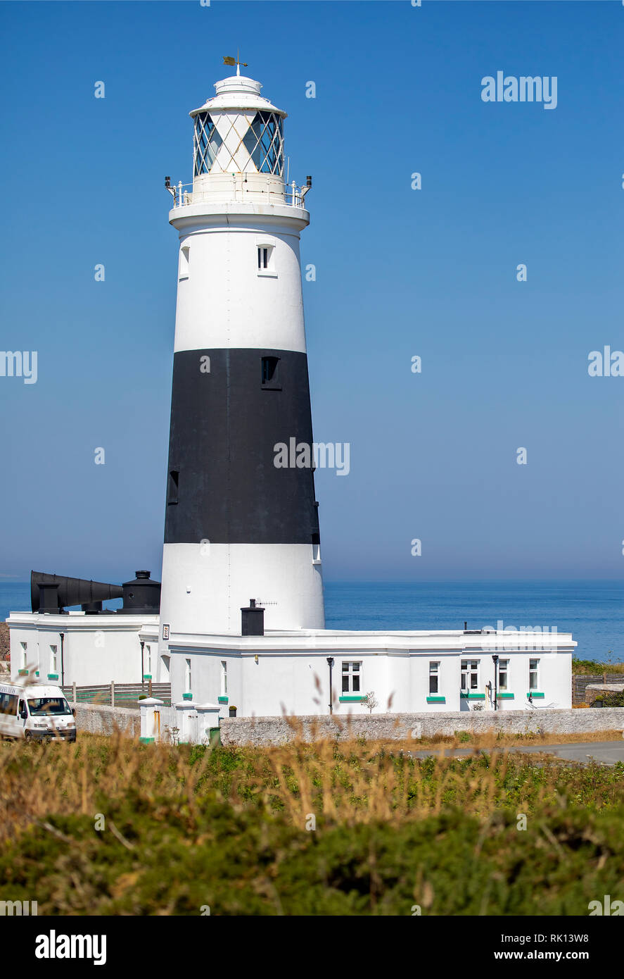 The Alderney Mannez Lighthouse Built In 1912 And Controlled Remotely