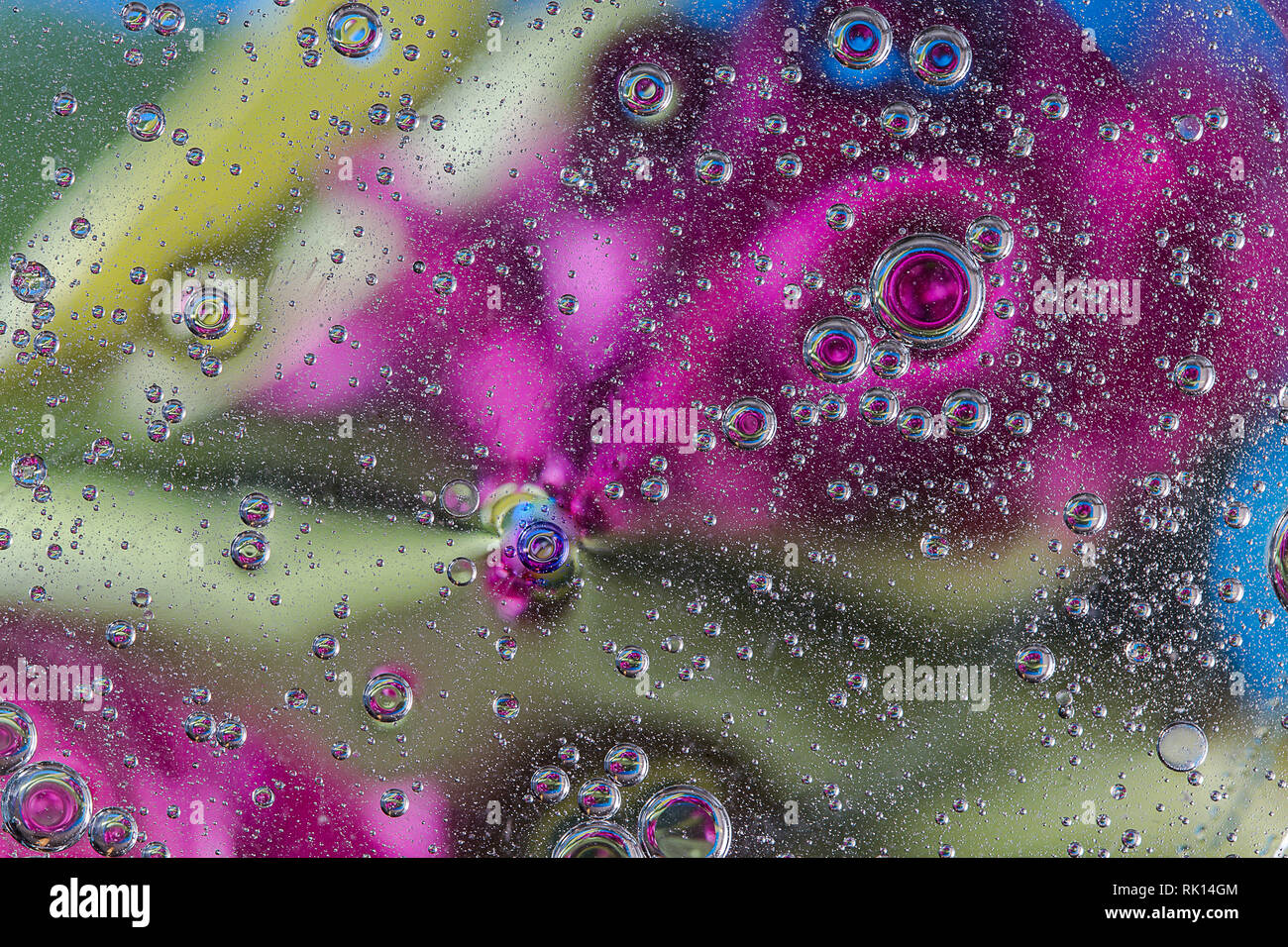 Colorful bubbles oil beautiful paint hi-res stock photography and ...