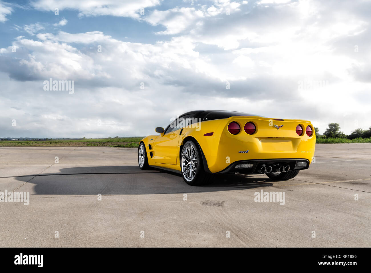 Corvette sunset hi-res stock photography and images - Alamy