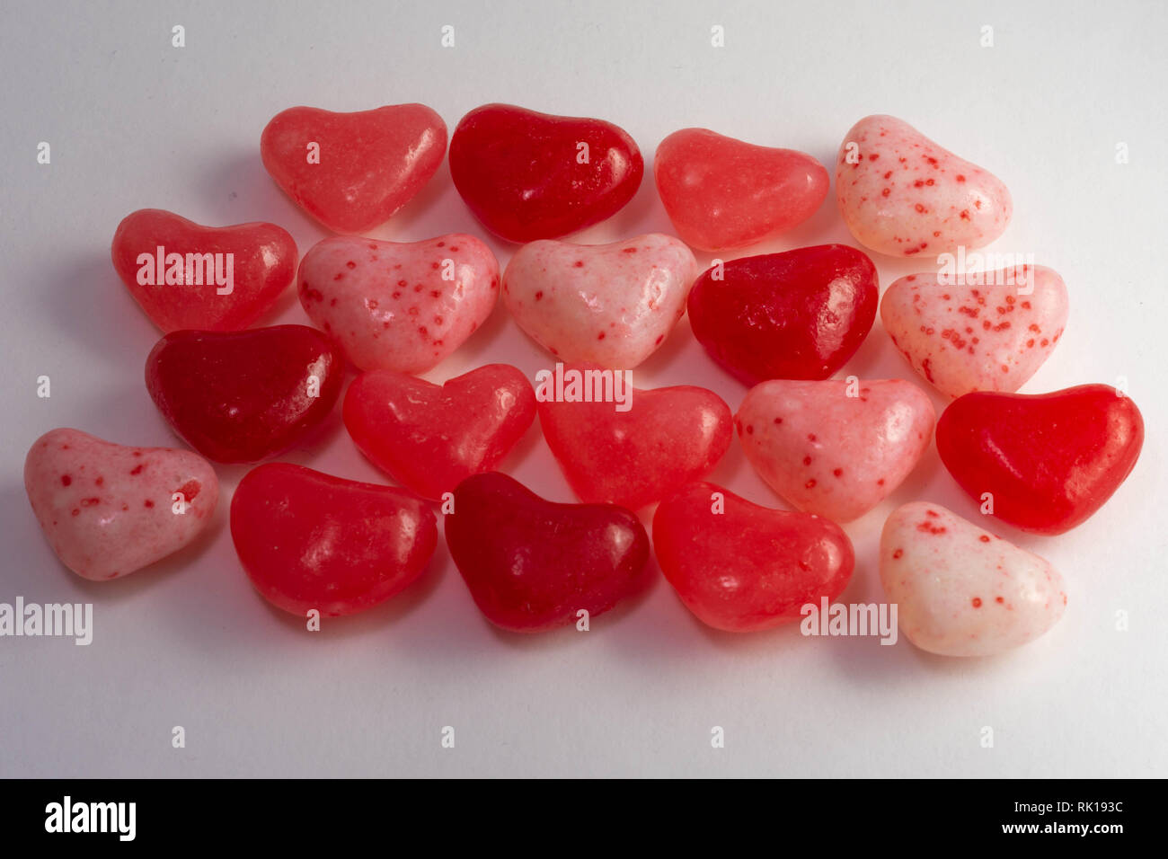 Love Red Candies Stock Photo - Alamy