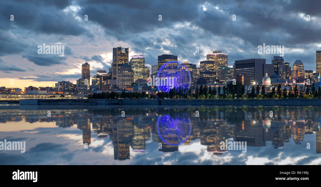 Rooftop panorama montreal hi-res stock photography and images - Alamy