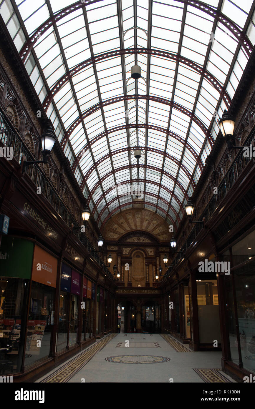 The Central Arcade in Newcastle upon Tyne, England UK Stock Photo - Alamy