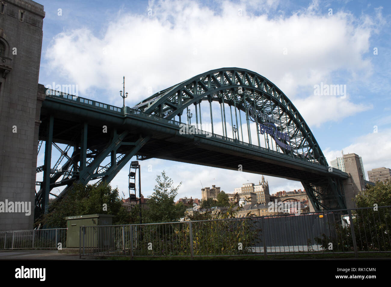 The Tyne Bridge an arch bridge over the River Tyne, North East England ...