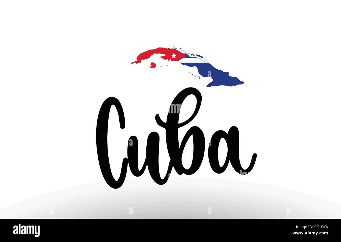Cuba country shape word hi-res stock photography and images - Alamy