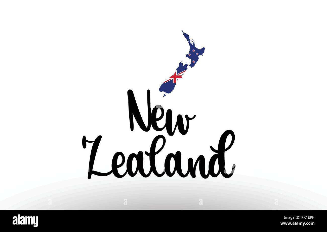 New zealand map template Stock Vector Images - Alamy