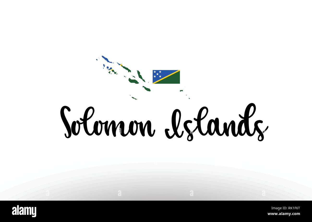 Solomon islands vector map hi-res stock photography and images - Alamy