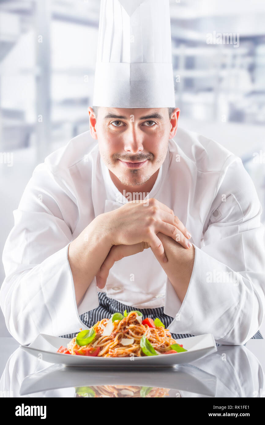 Italian man chef in uniform hi-res stock photography and images - Alamy