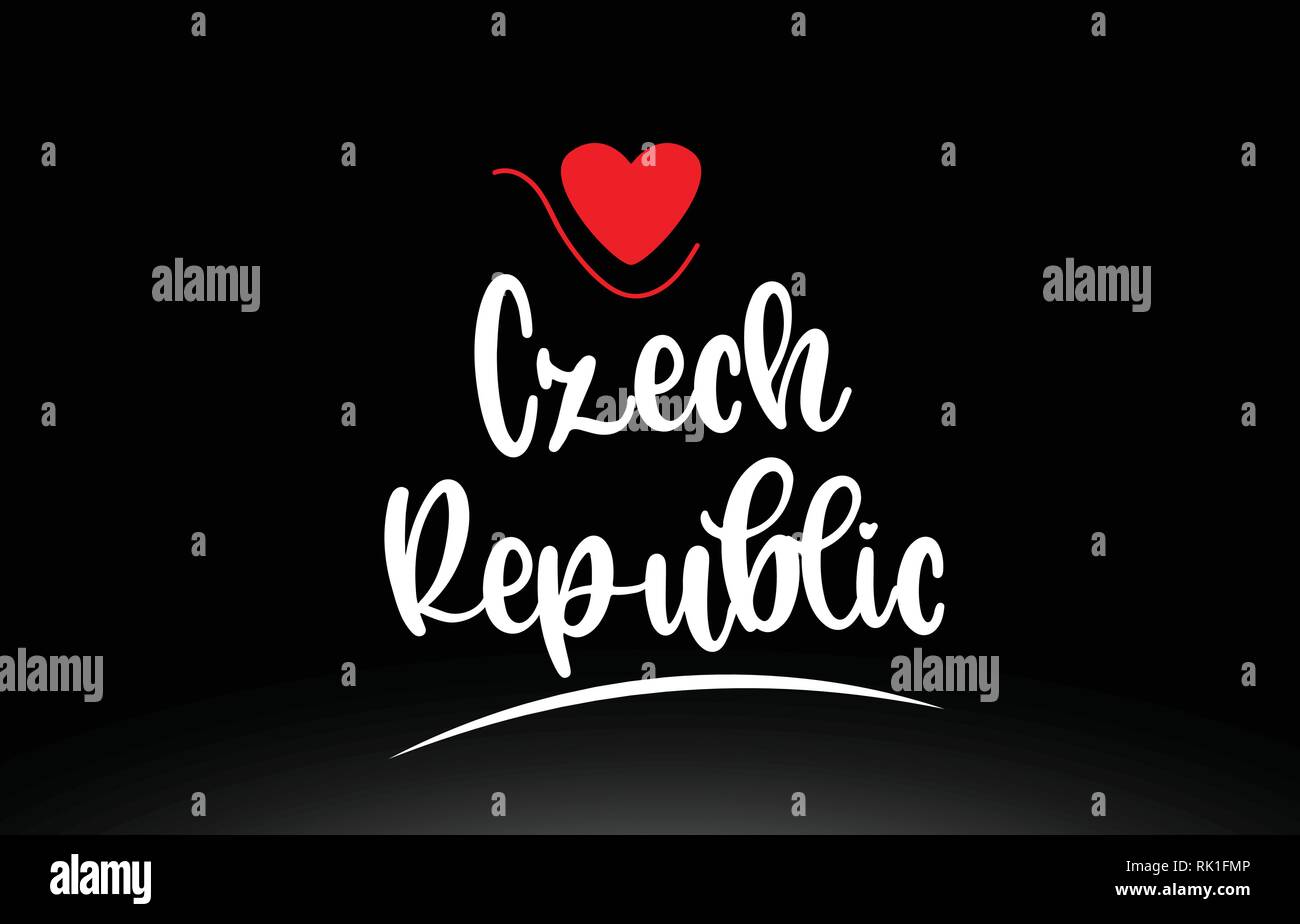 Czech lettering Stock Vector Images - Alamy