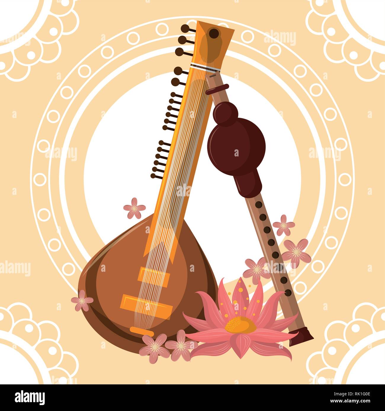 Indian tourist landmark lotus Stock Vector Images - Alamy