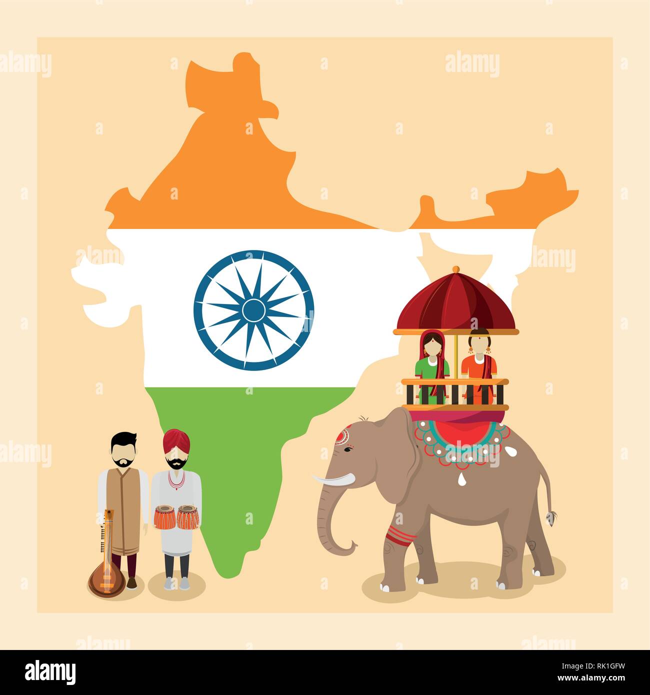 India and indian people Stock Vector Image & Art - Alamy