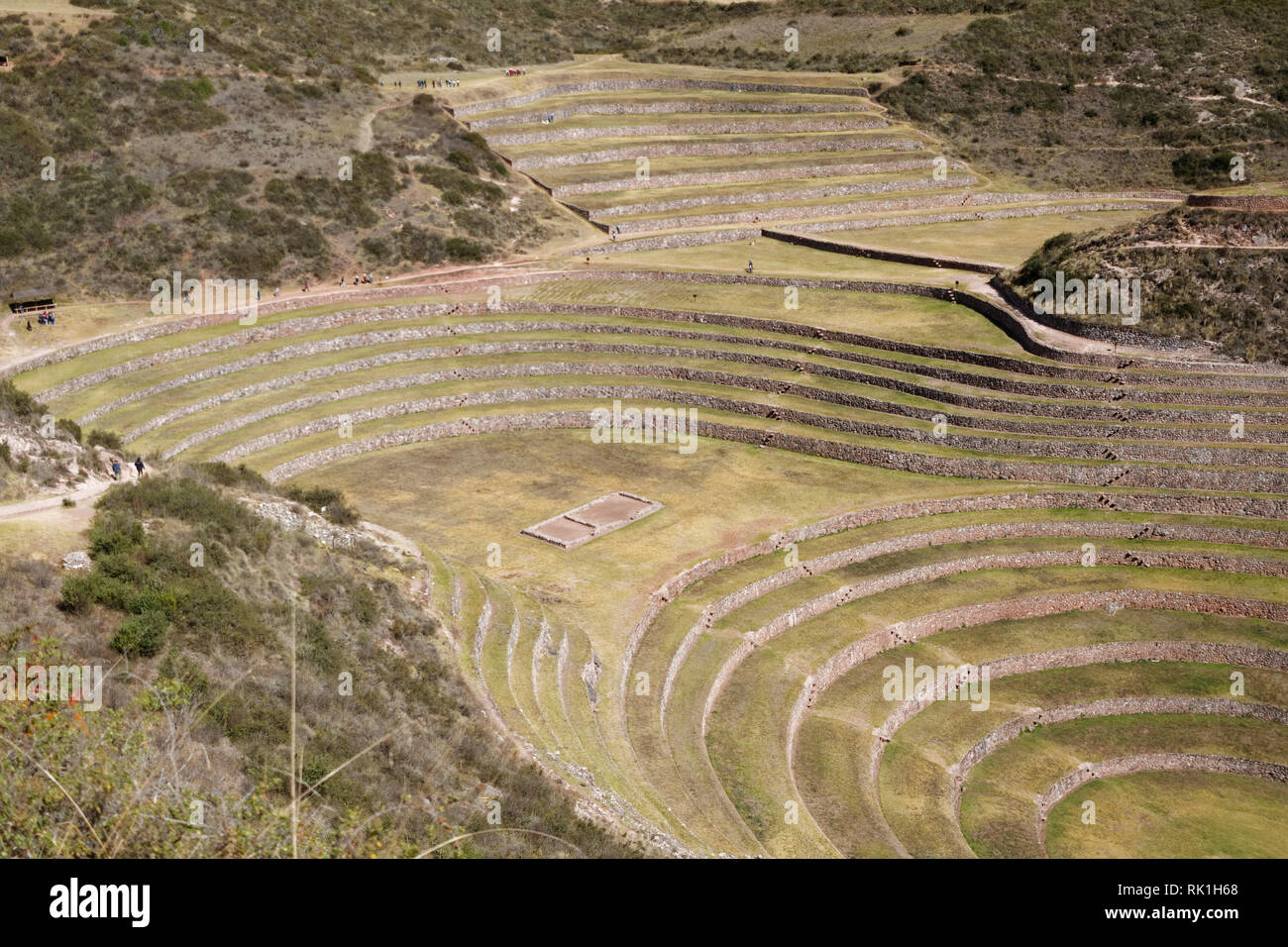 Agricultural terraces of Incas Stock Photo - Alamy