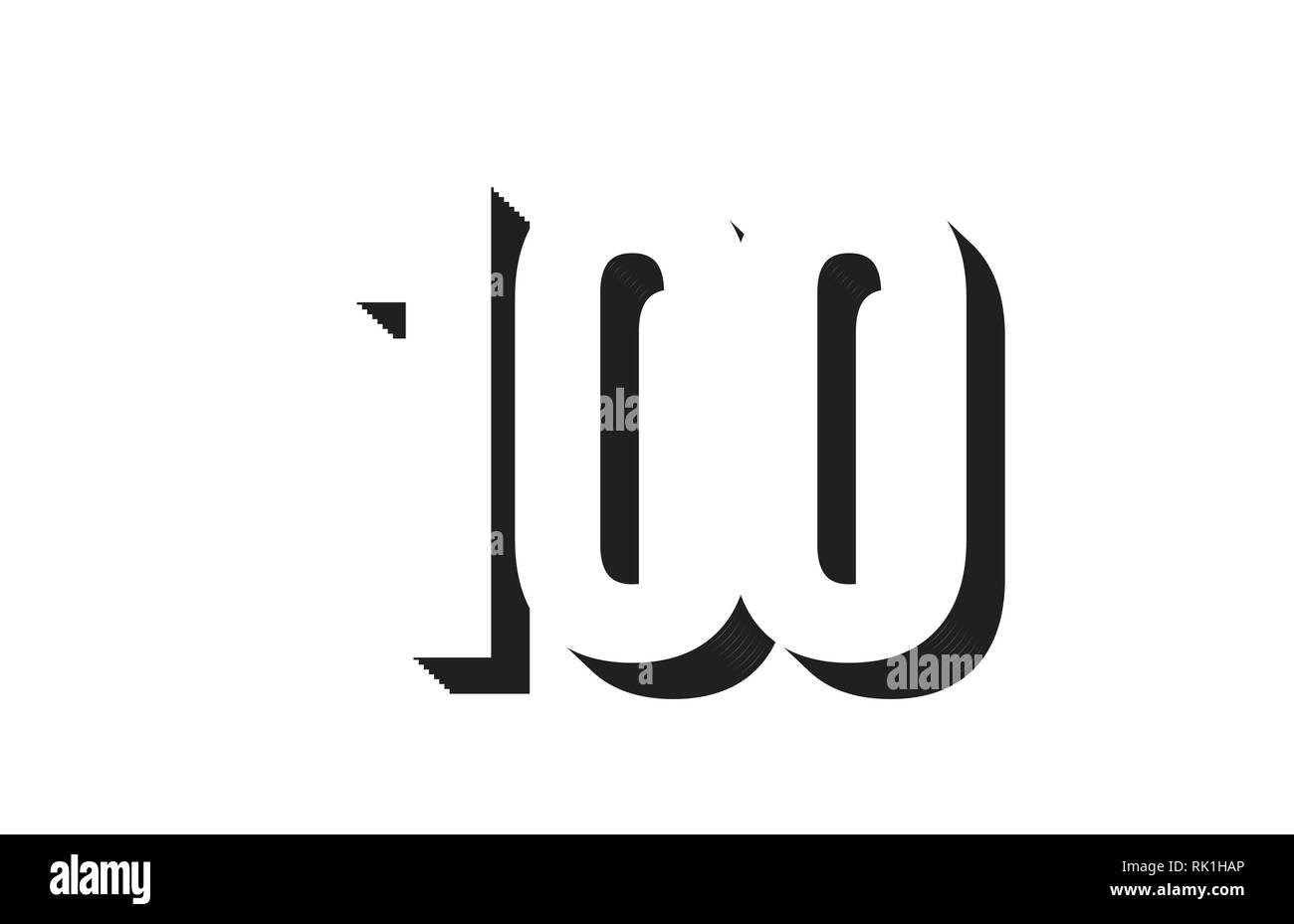 Number 100 vector vectors hi-res stock photography and images - Alamy