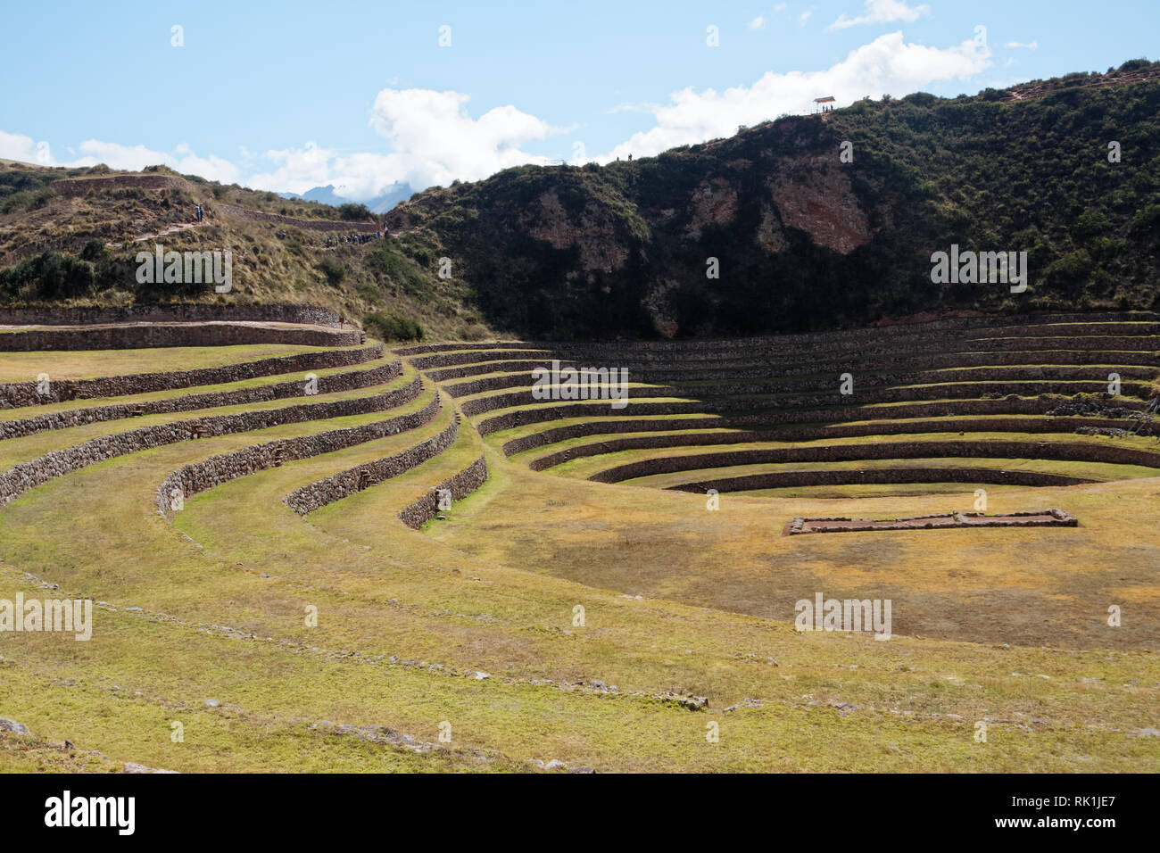 Agricultural terraces of Incas Stock Photo - Alamy