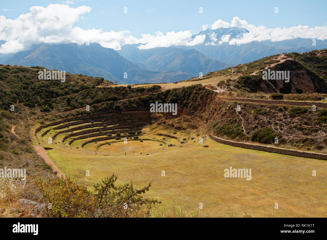 Agricultural terraces of Incas Stock Photo - Alamy