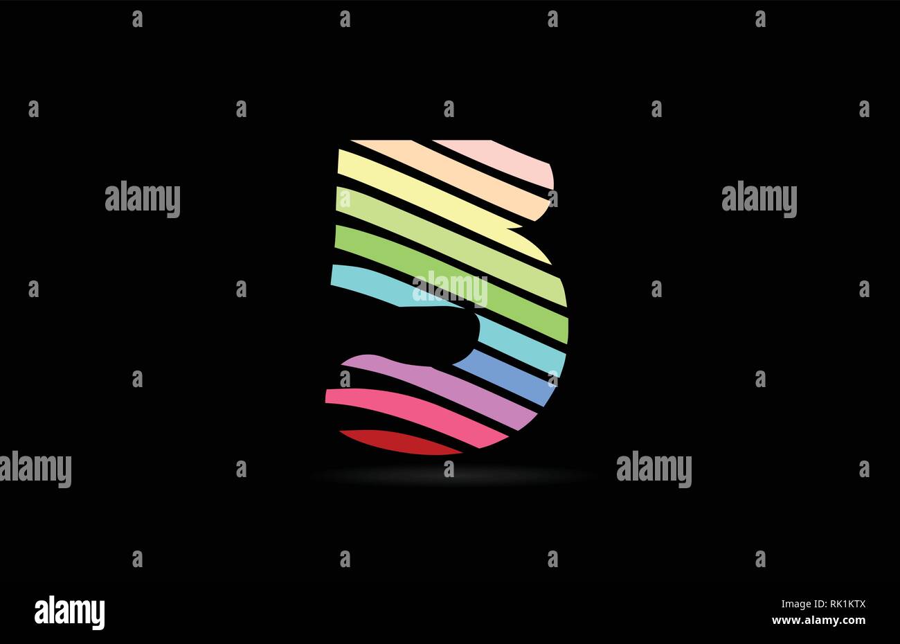 Five blue stripes Stock Vector Images - Alamy