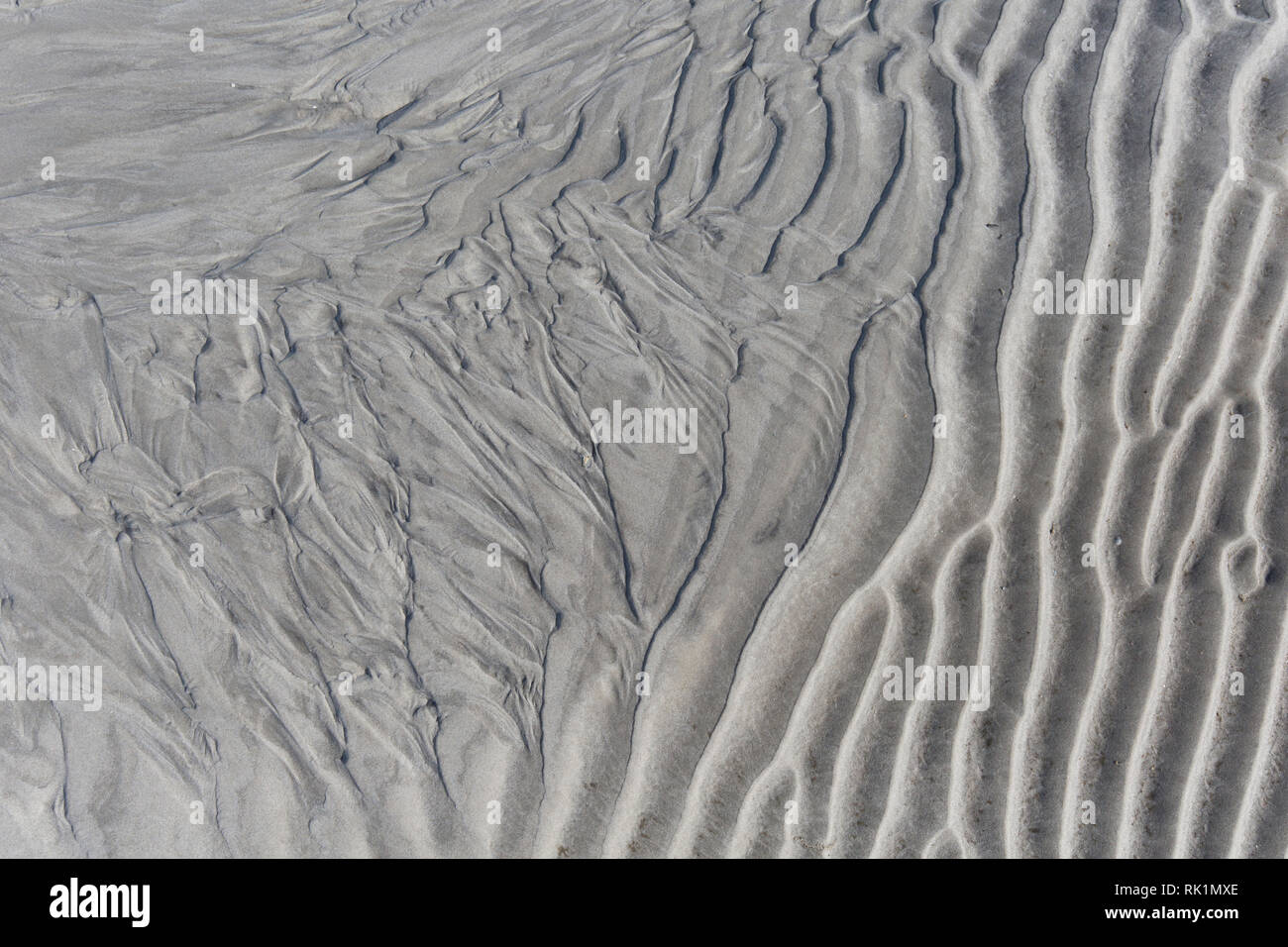 Tidal patterns on beach hi-res stock photography and images - Alamy