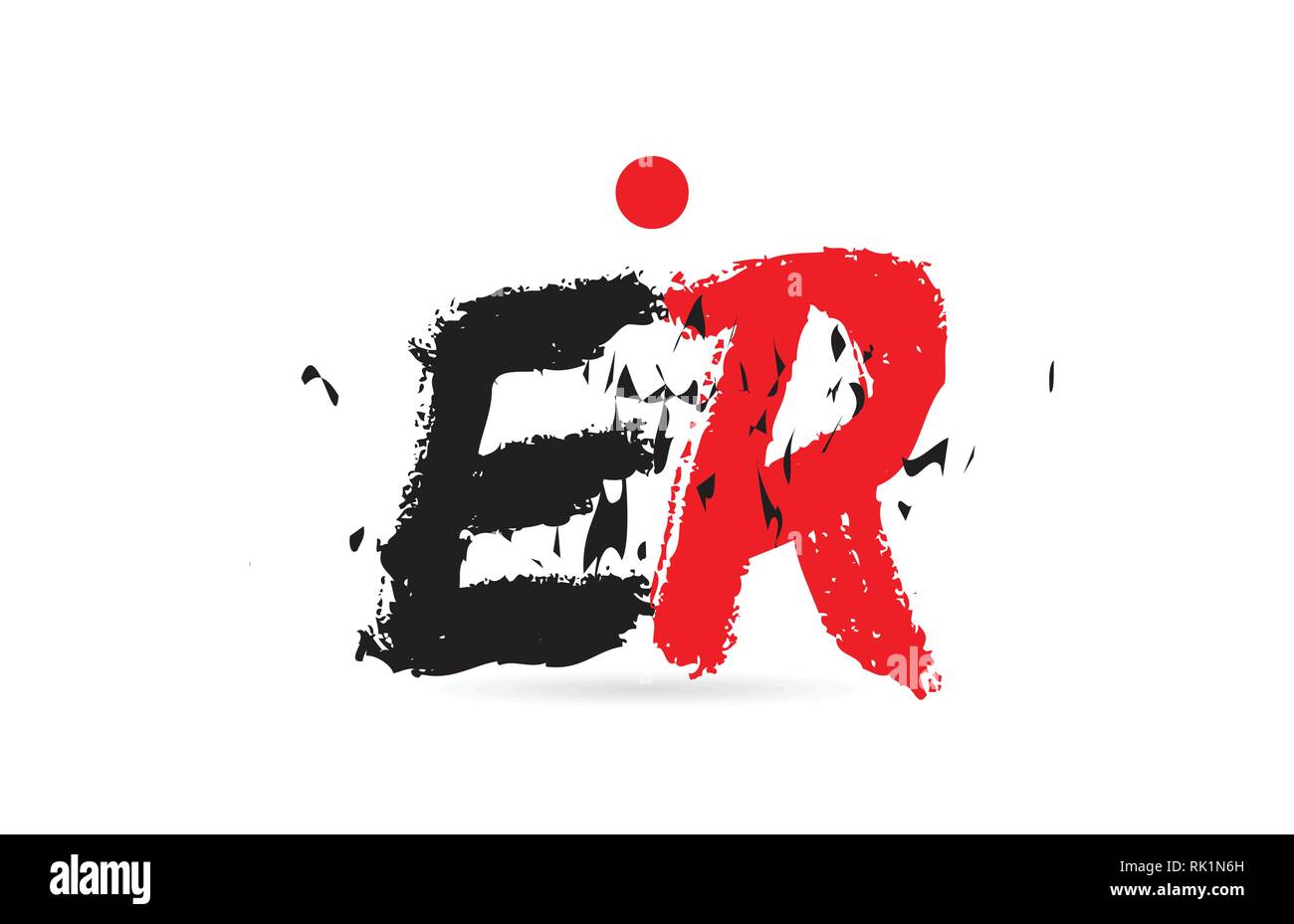 Letter er Stock Vector Images - Alamy
