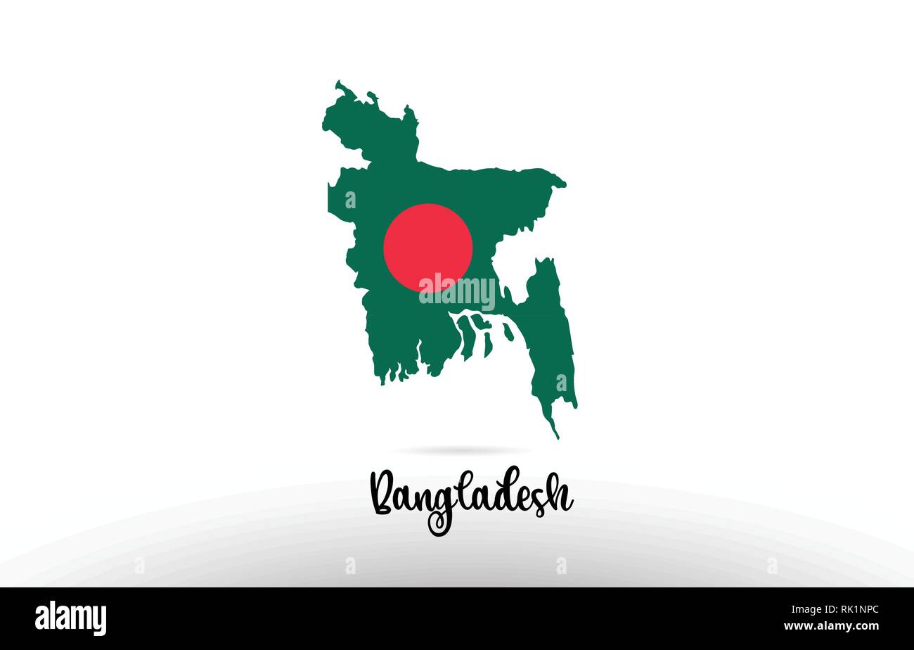 Bangladesh logo map vector icon Stock Vector Images - Alamy