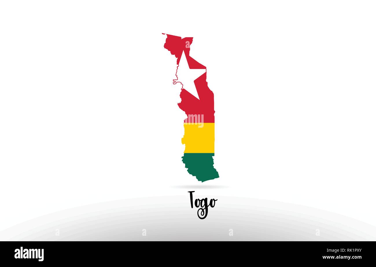 Togo shape country word hi-res stock photography and images - Alamy