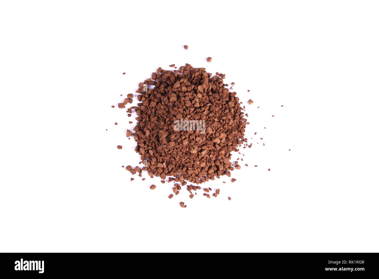 Instant coffee isolated on white Stock Photo - Alamy