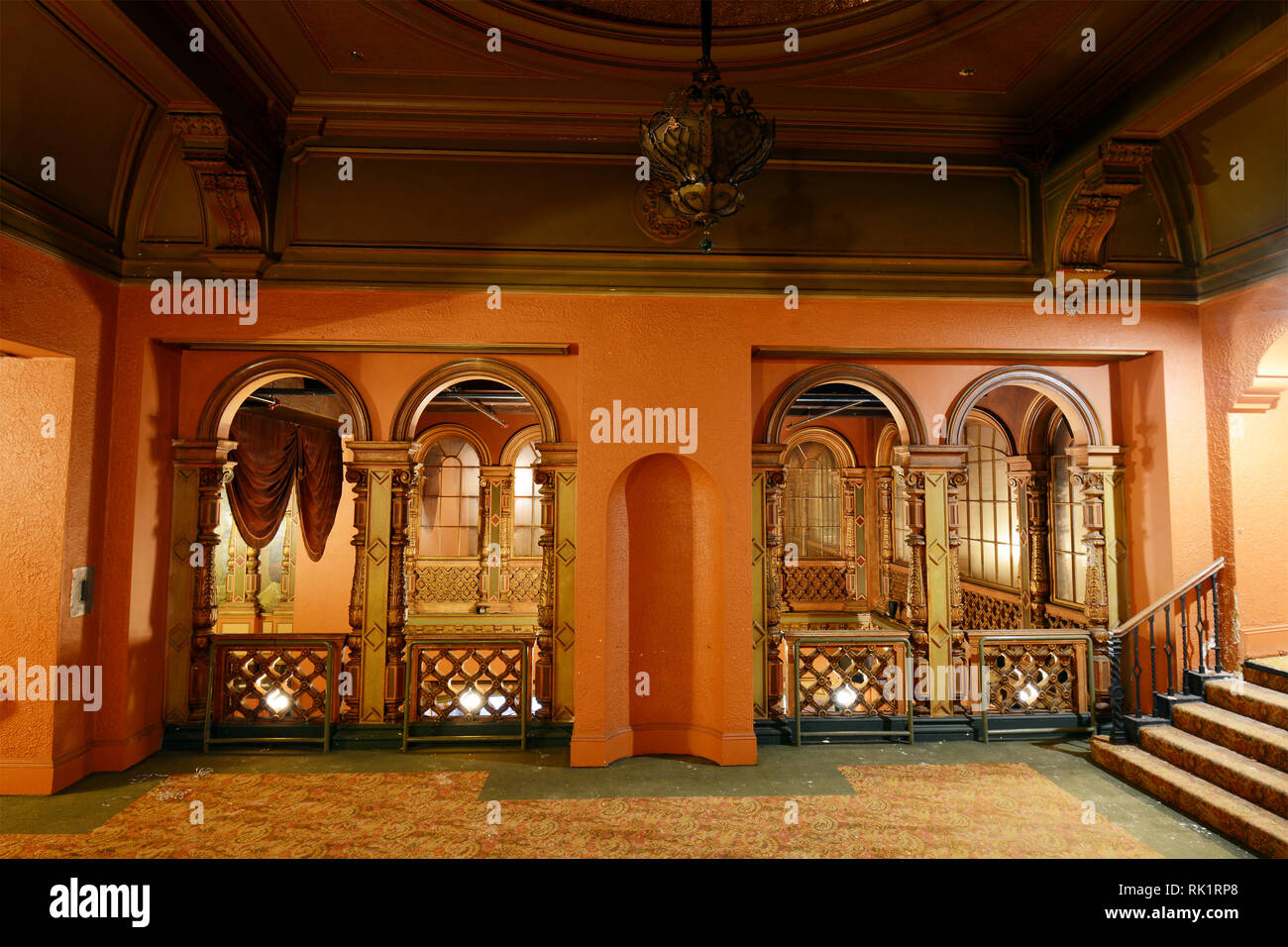 Second Floor Terrace Over the Lobby In the Paramount Theater at 1676 ...