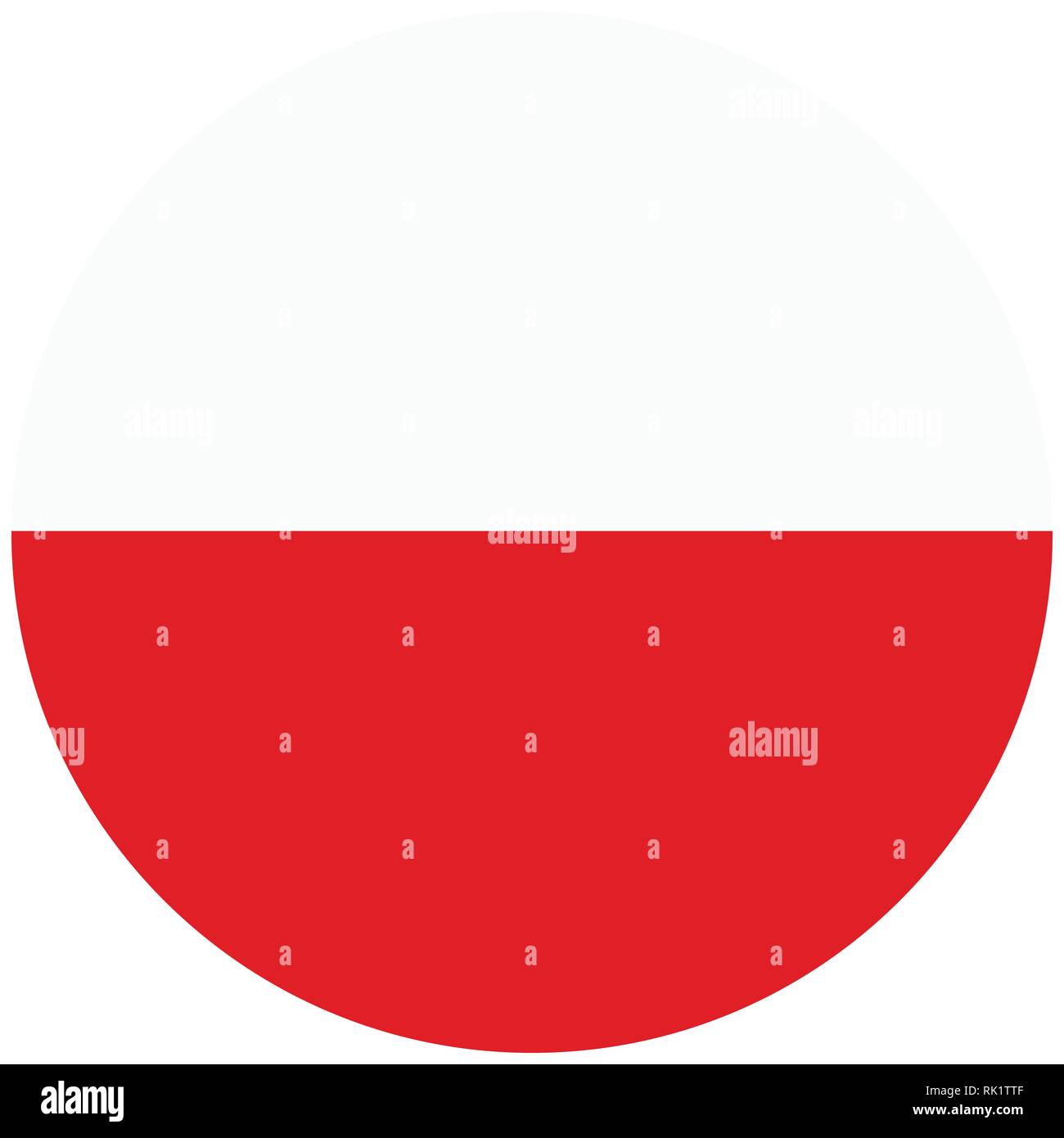 Vector icon round flag of Thuringia isolated on white background ...