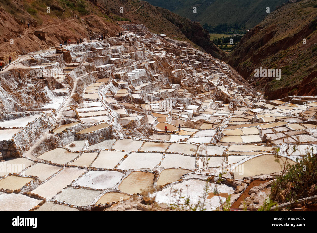 Salinas in Maras Stock Photo - Alamy