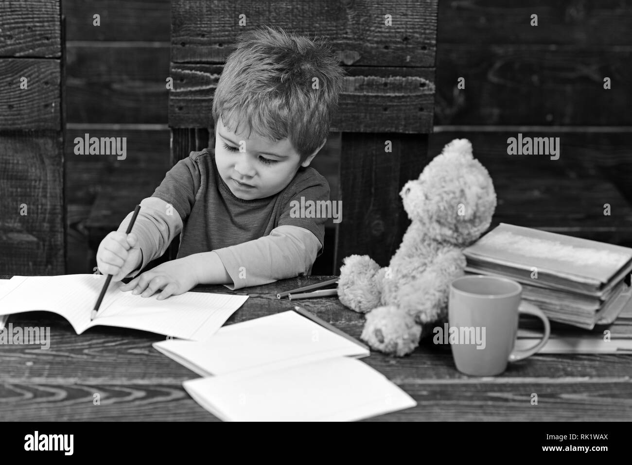 Busy classroom background Black and White Stock Photos & Images - Alamy