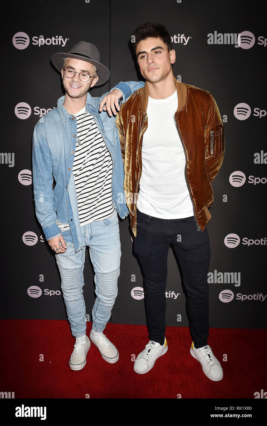 LOS ANGELES, CA - FEBRUARY 07: Jack & Jack attends Spotify's Best New ...