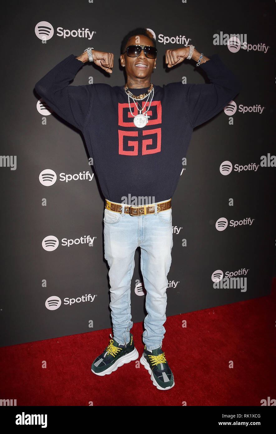 Soulja Boy Red Gucci Belt