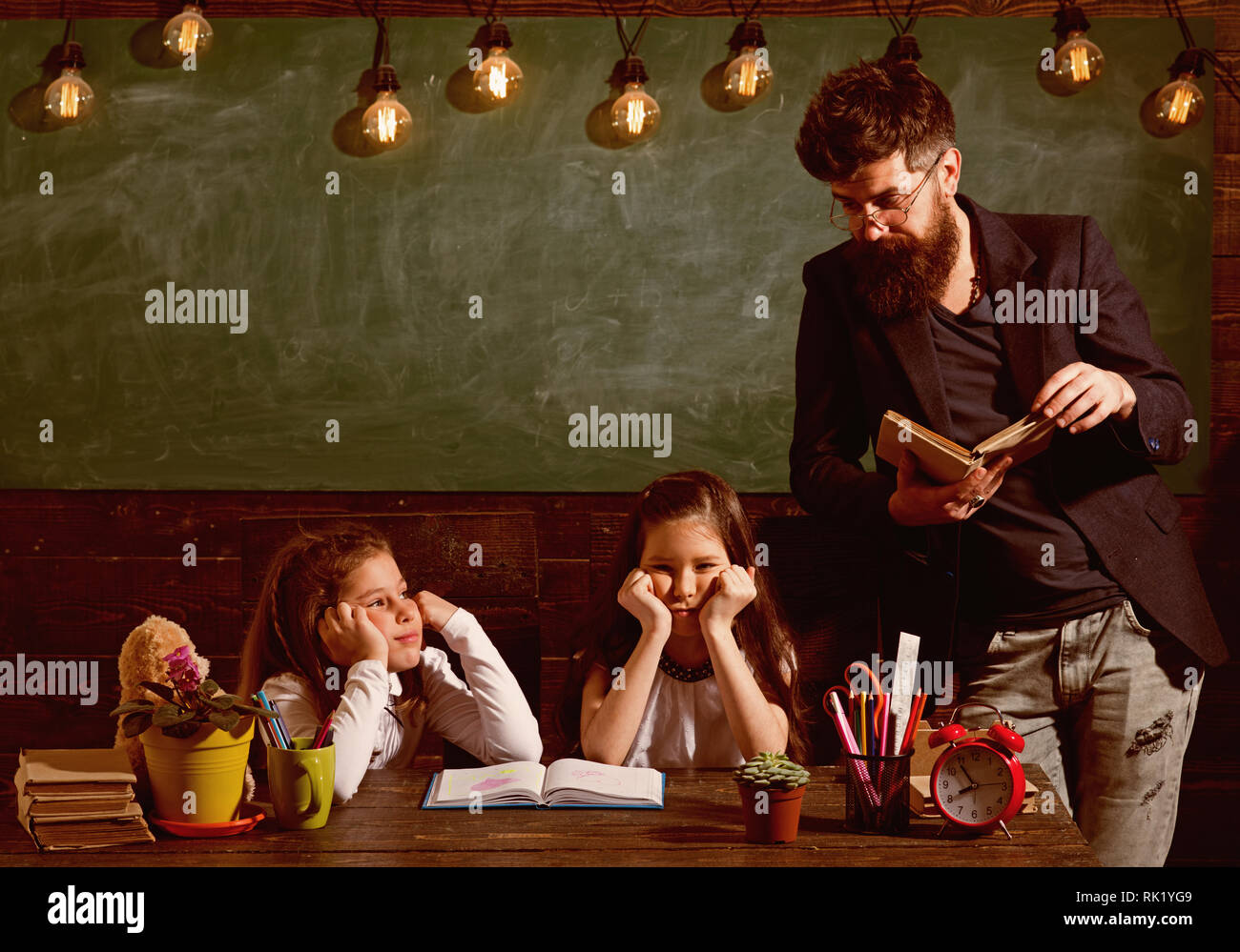 Teacher discuss parent hi-res stock photography and images - Alamy