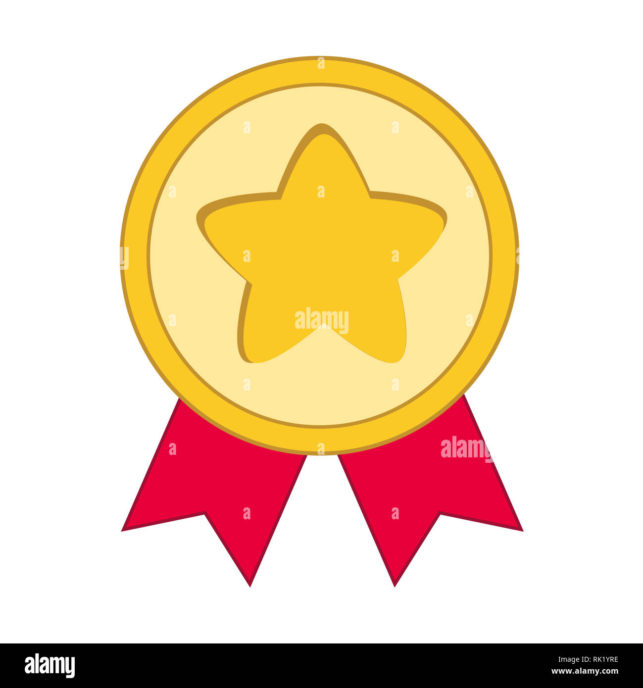 Flat Medal Icon