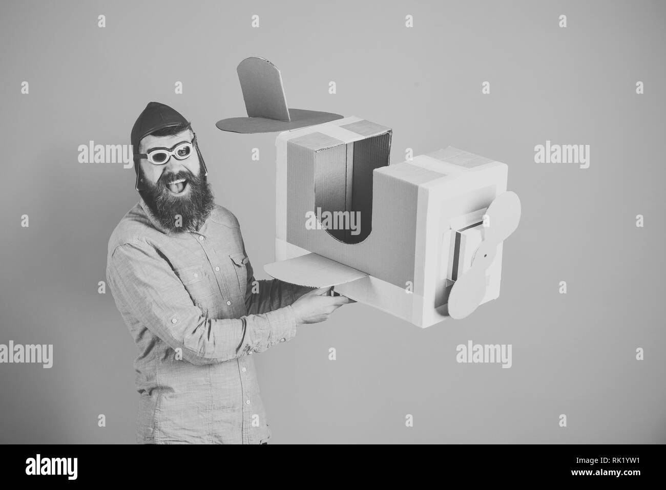 Air mail delivery, aircraft construction Stock Photo - Alamy