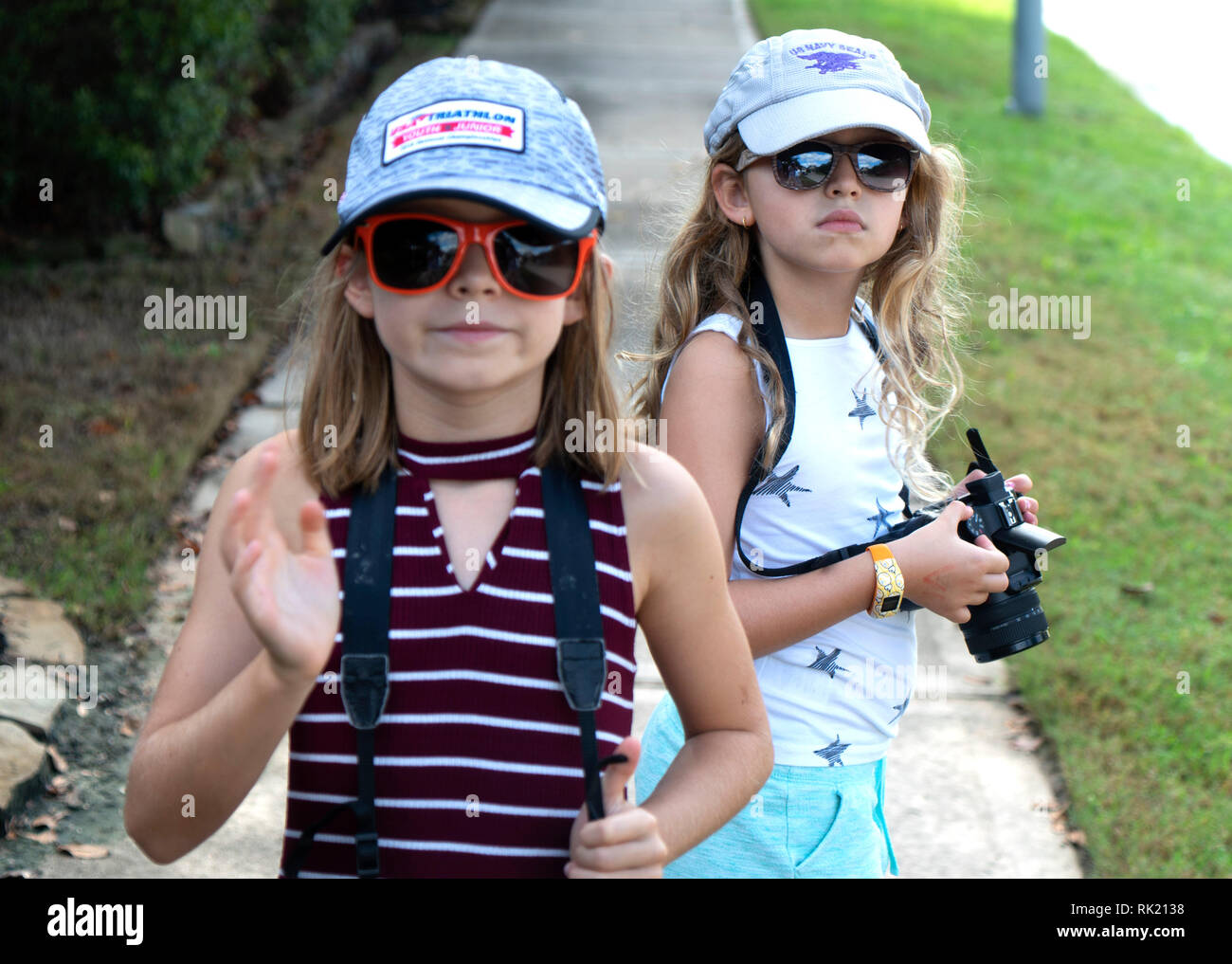 Grace and Ellie Camera Shoot Stock Photo - Alamy