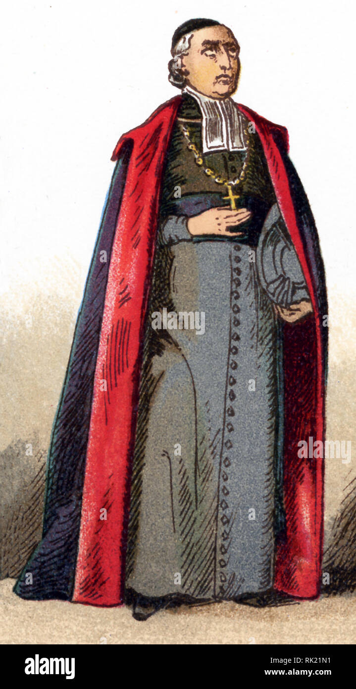 Clergy in 1300s hi-res stock photography and images - Alamy