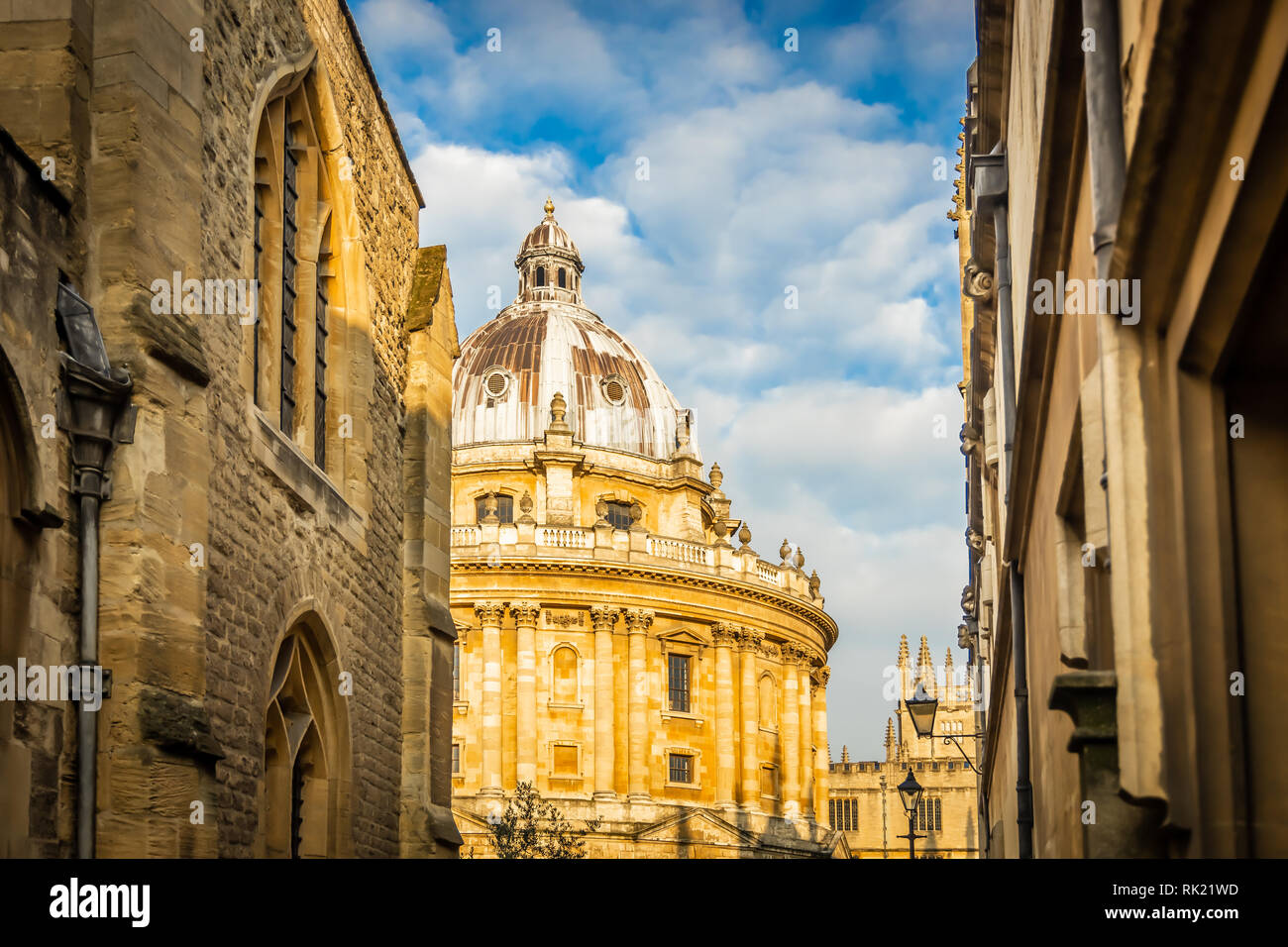 Radcliffe camera in the morning, Oxford Stock Photo - Alamy