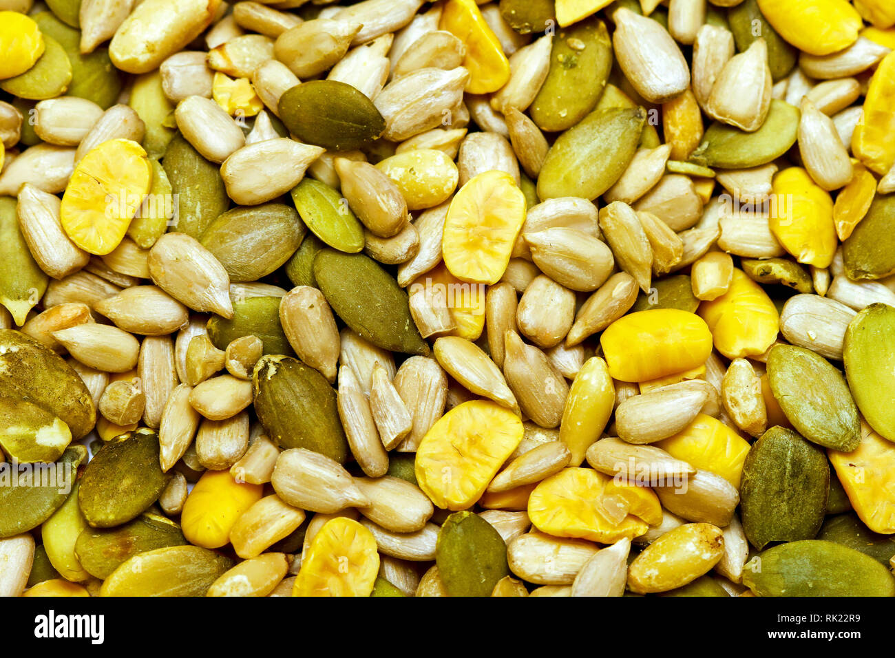 Big pile of healthy dried seeds mix Stock Photo - Alamy