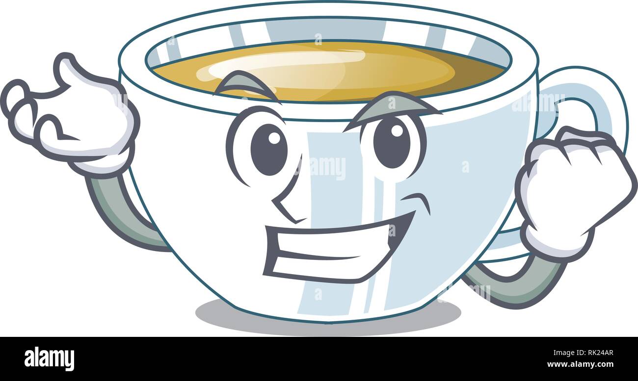 Successful ginger tea above character wooden table Stock Vector Image ...