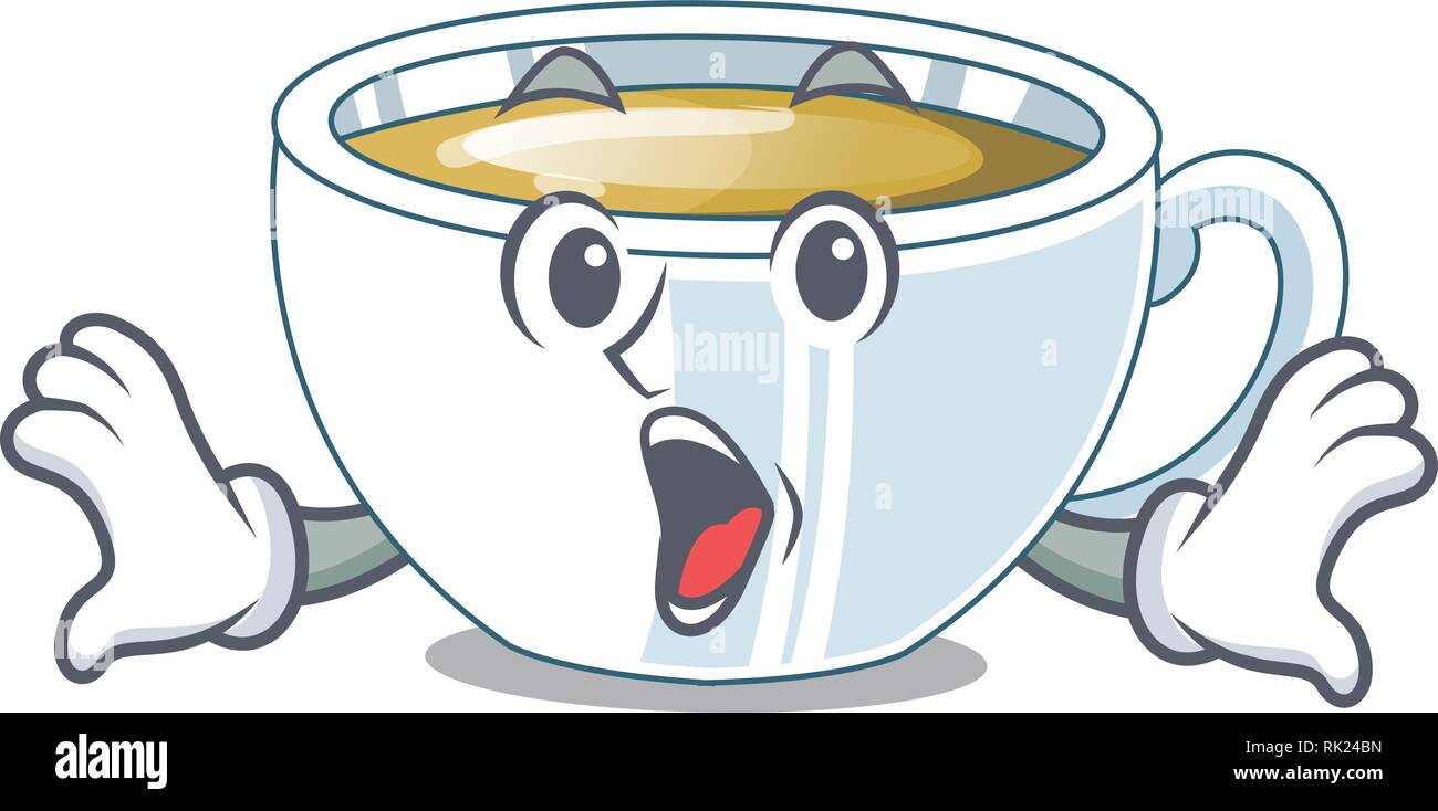 Surprised ginger tea in the cartoon shape Stock Vector Image & Art - Alamy
