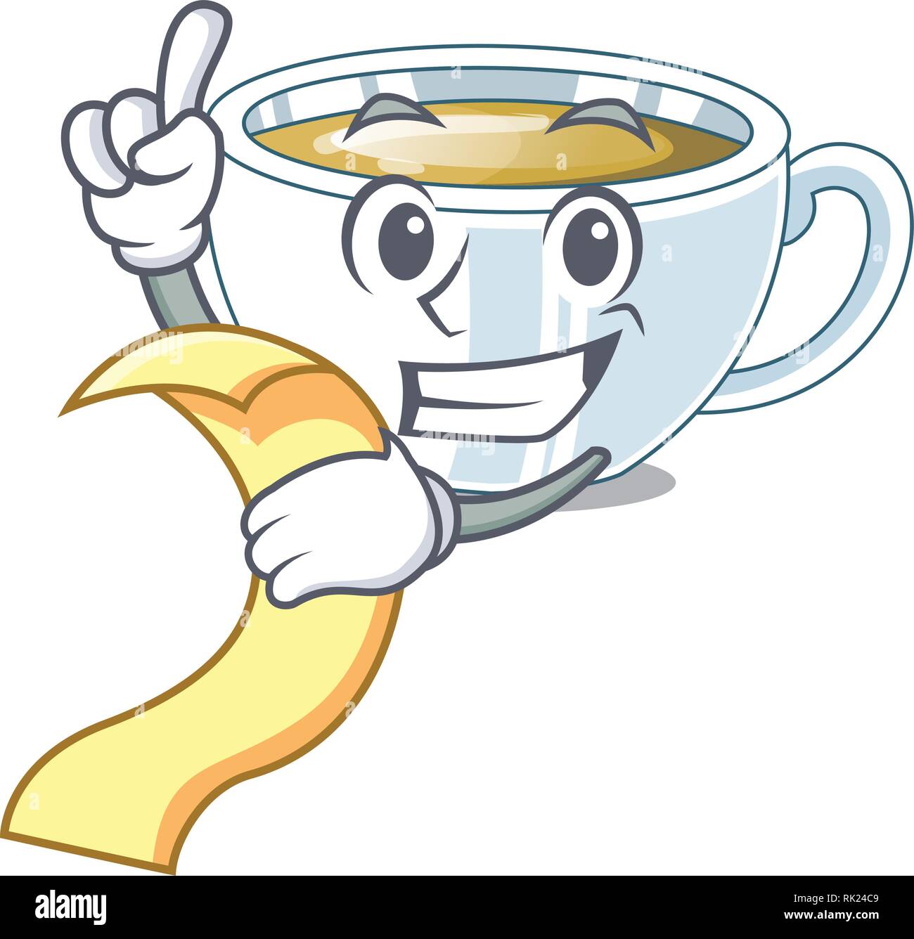 With menu ginger tea in the cartoon shape Stock Vector Image & Art - Alamy