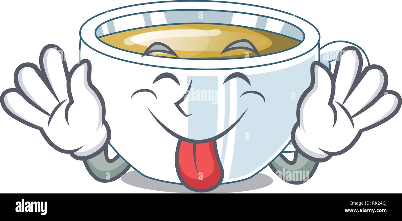 Tongue out ginger tea in a cartoon bottle Stock Vector Image & Art - Alamy