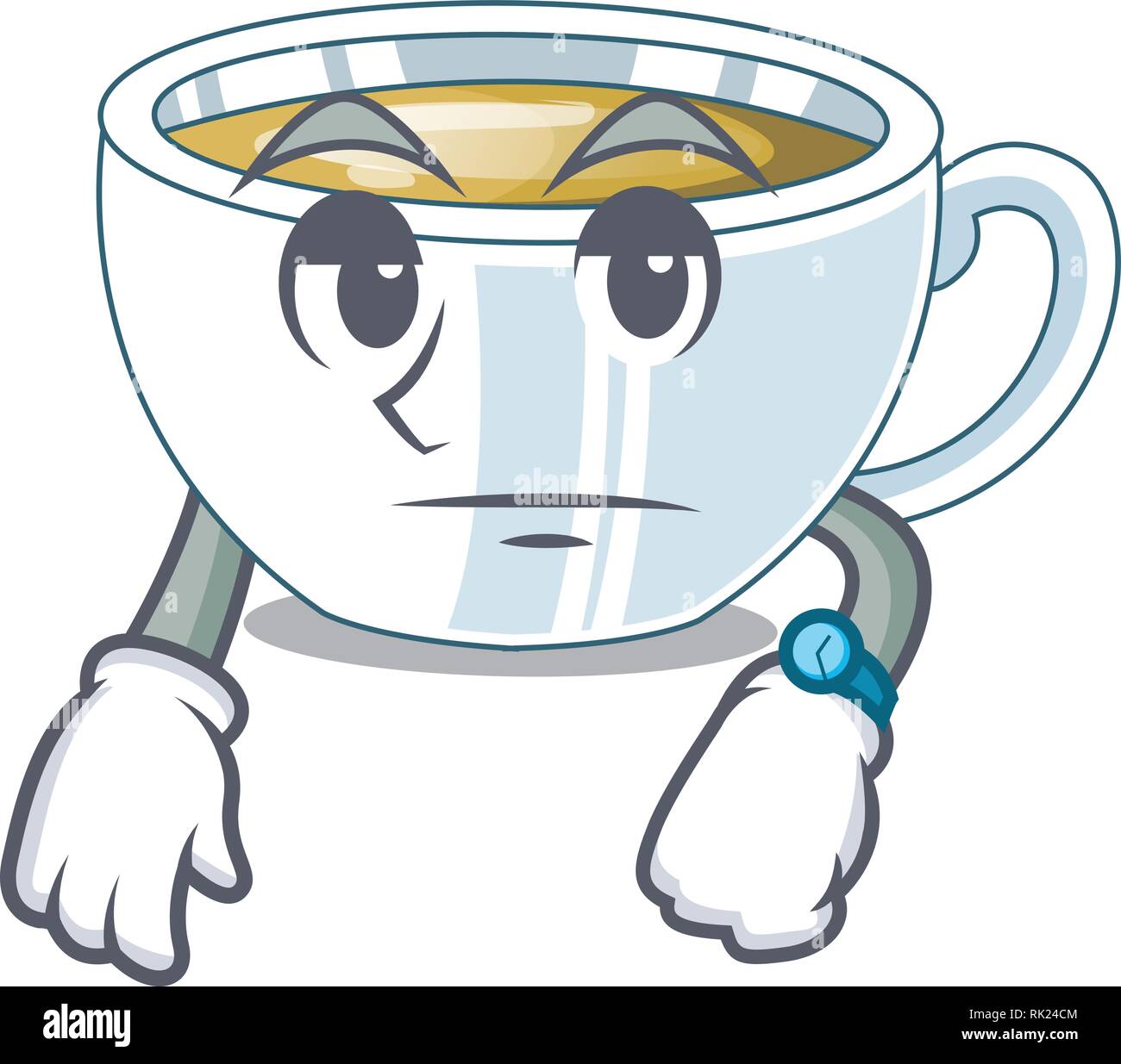 Waiting ginger tea in a cartoon bottle Stock Vector Image & Art - Alamy