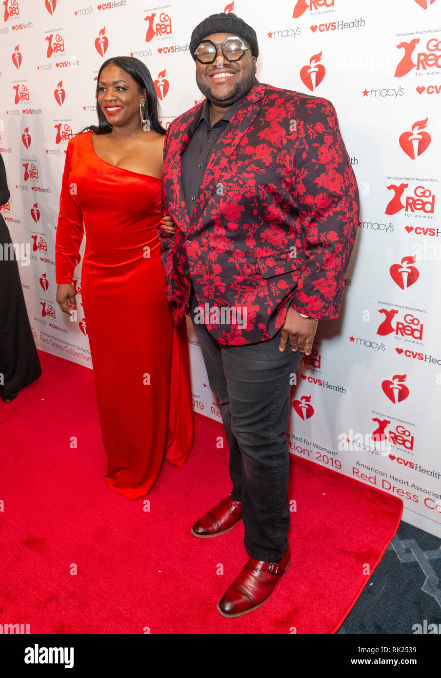 New York, NY - February 7, 2019: Tanya Trotter & Michael Trotter of The ...