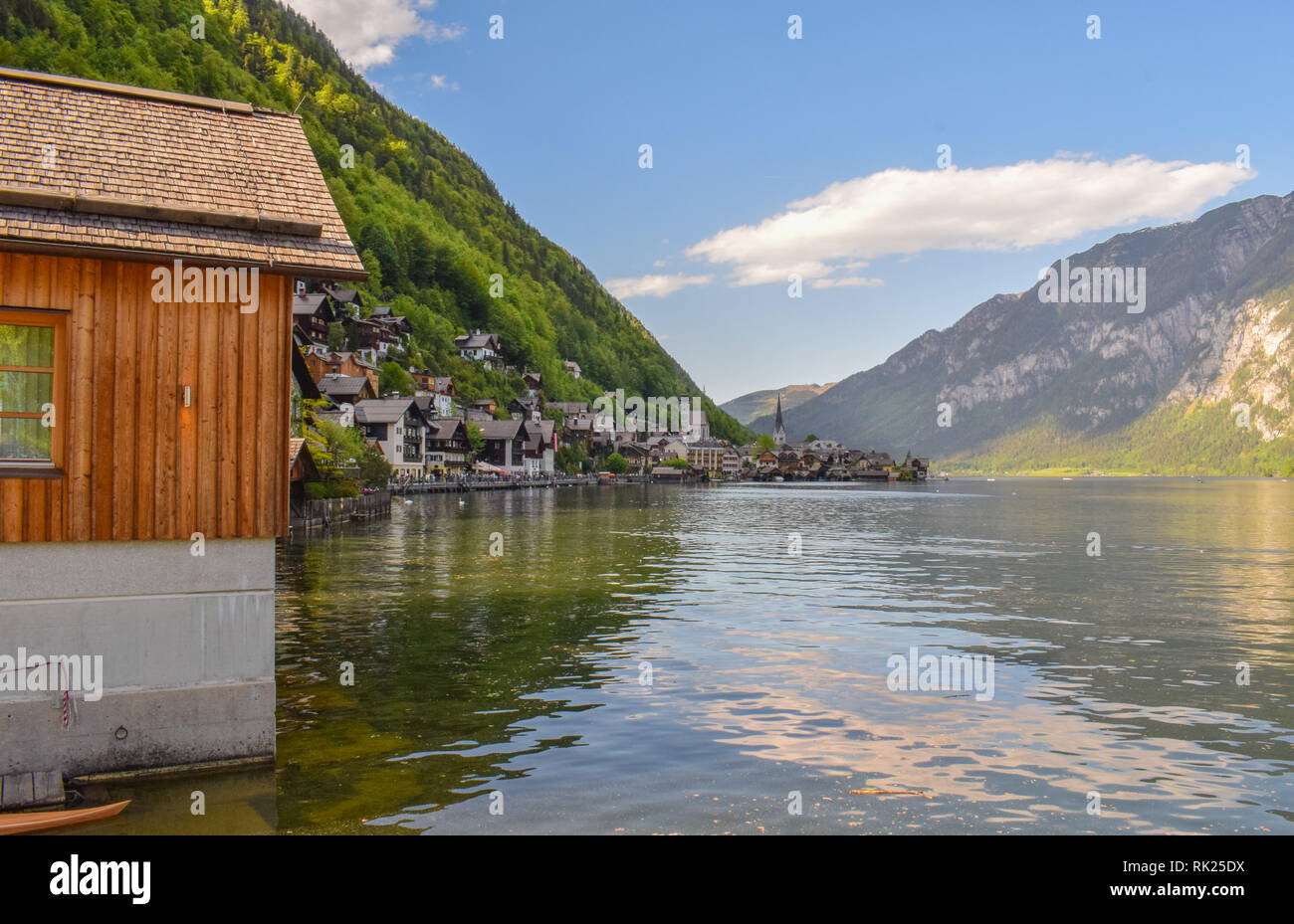 The beautiful town of Hallstatt in Spring Stock Photo - Alamy