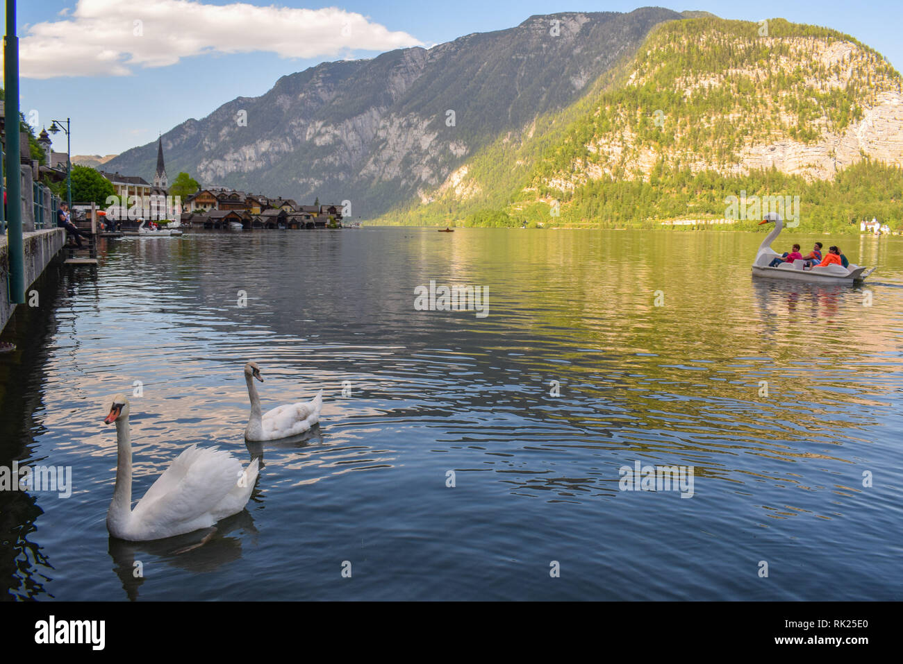 The beautiful town of Hallstatt in Spring Stock Photo - Alamy