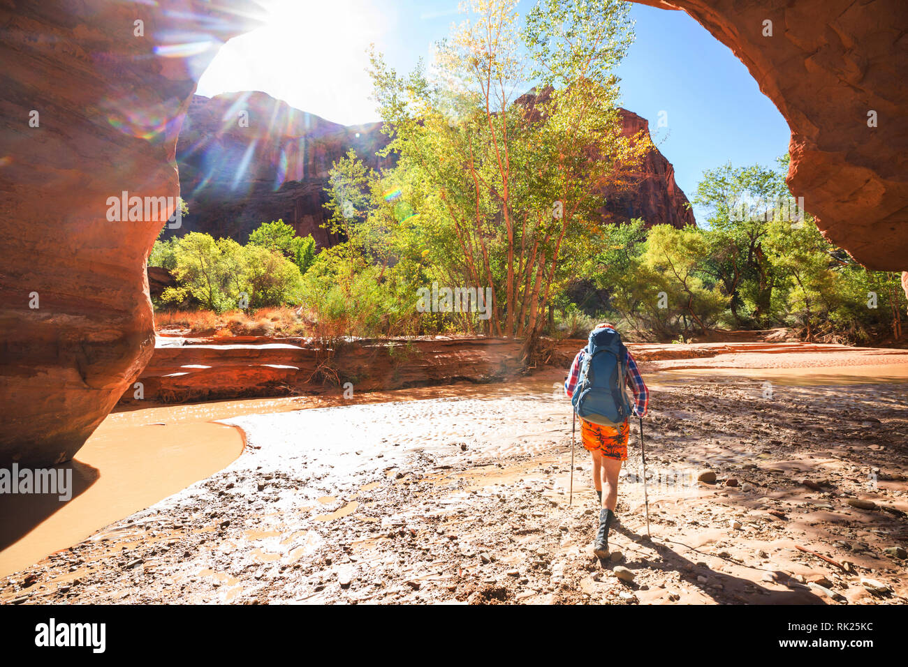 Jacob Hamblin Arch in Coyote Gulch, Grand Staircase-Escalante National ...
